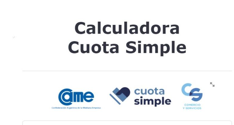 Programa Cuota Simple: se actualizaron las tasas - Cámara de Comercio ...